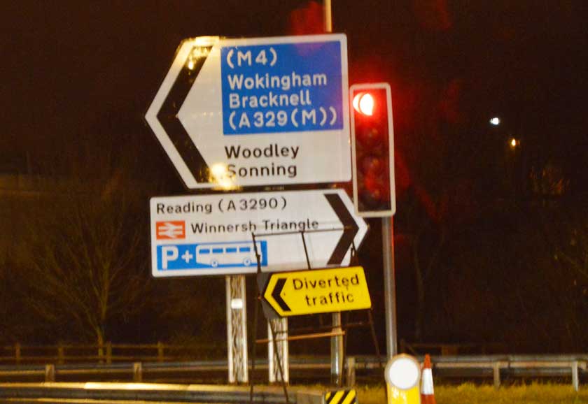More roadworks planned for A329M – Wokingham.Today