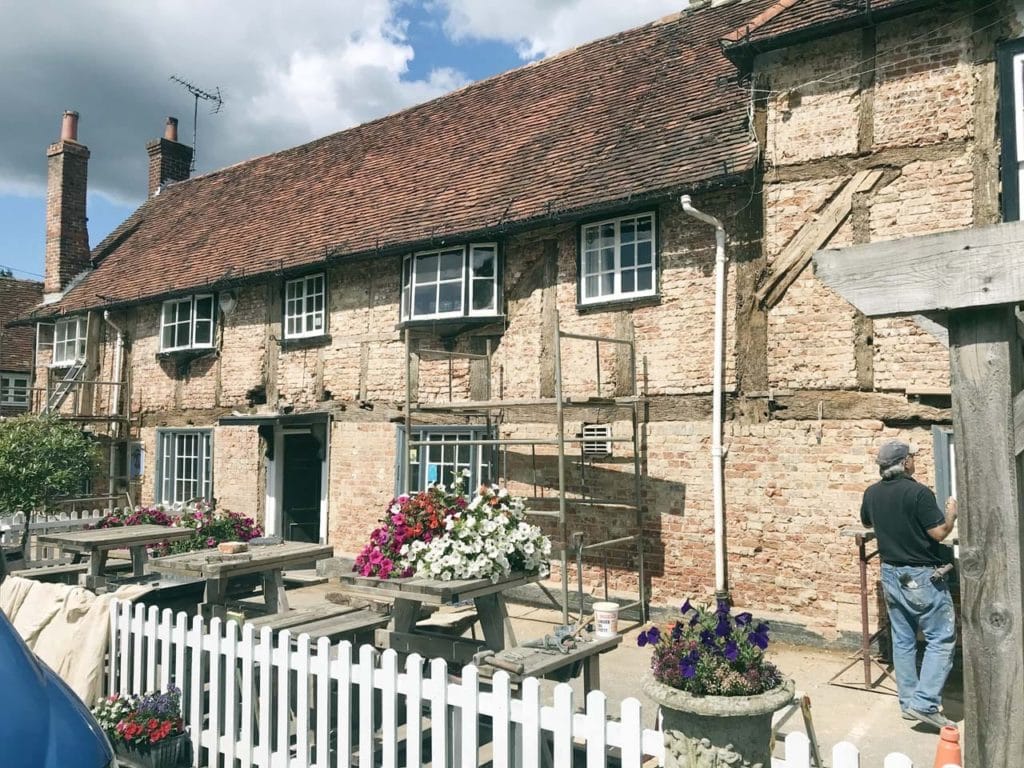 Repair work sees Hurst-based historic inn reveal some of its hidden ...